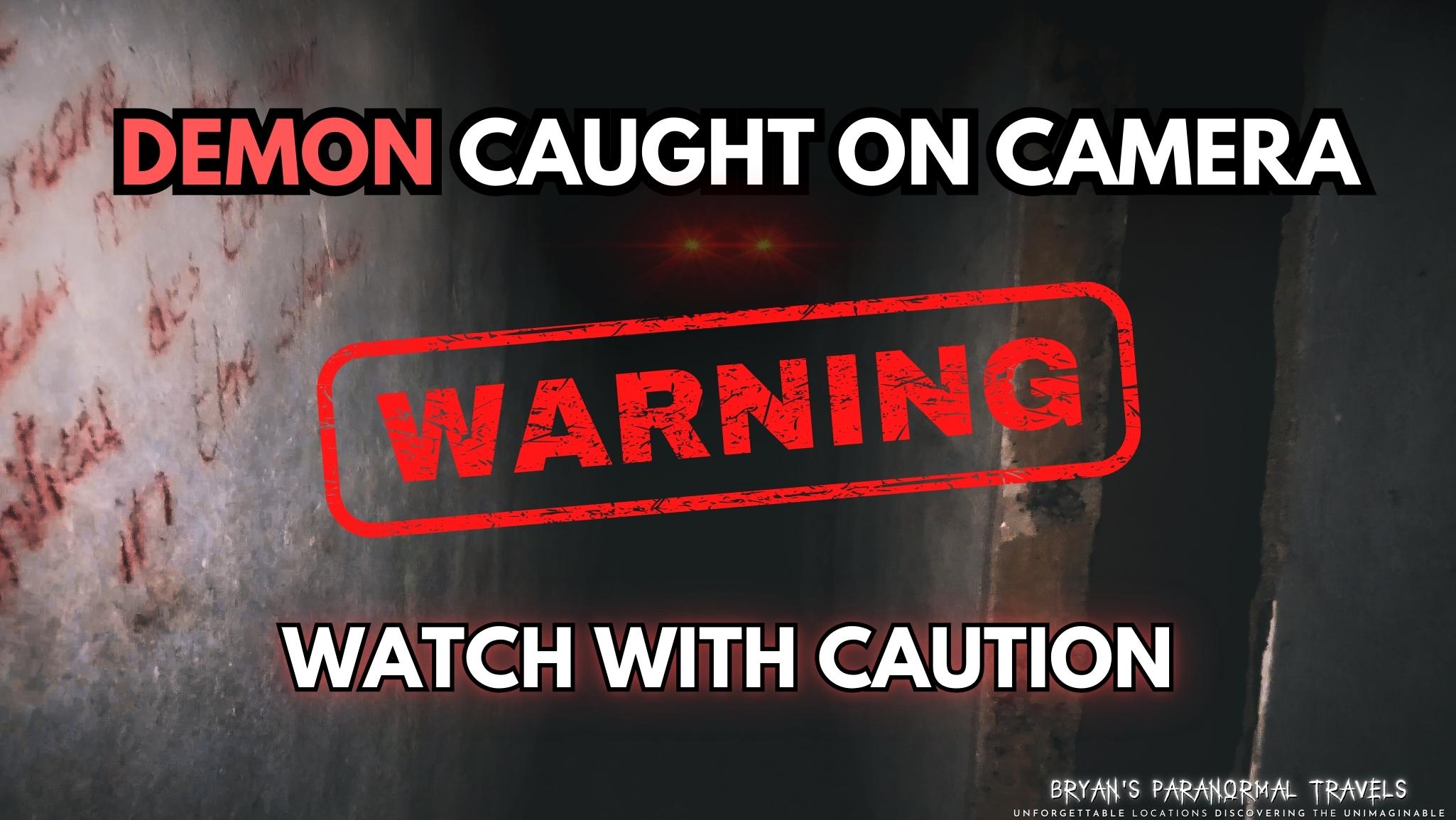 I CAPTURED a DEMON’s FACE on VIDEO!! See it here! | Paranormal Evidence
